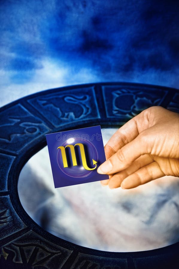 Astrological sign Scorpion stock image. Image of horoscope - 10482617