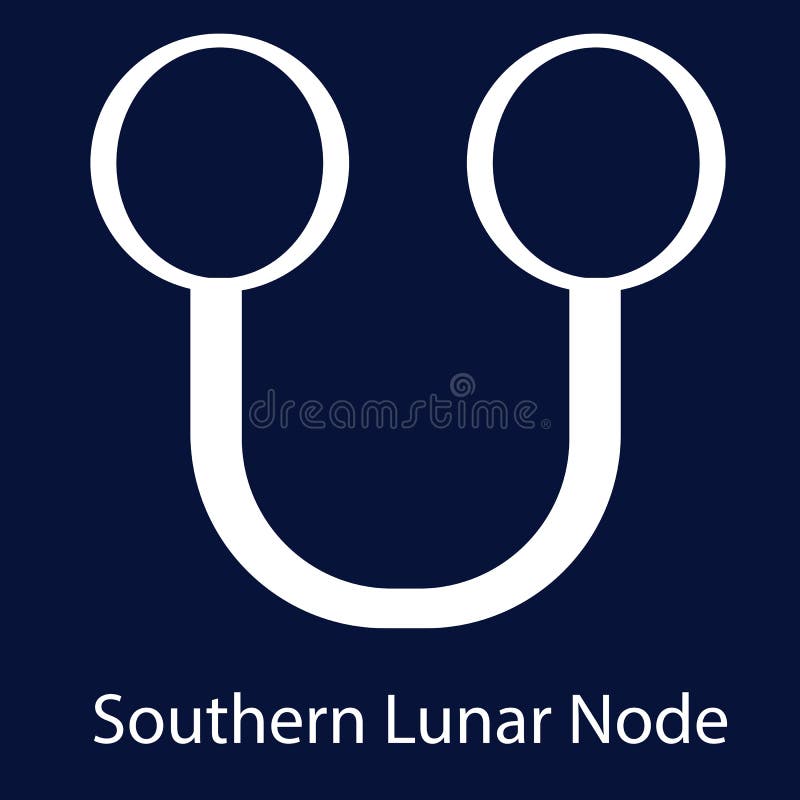 The Symbol of the Planet Ketu. Vector Illustration. Stock Vector ...