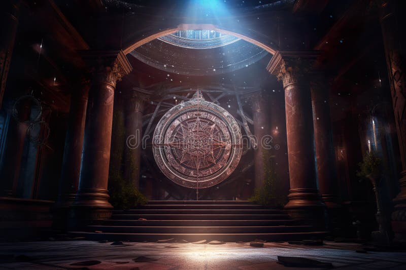 Astrology, Alchemy and Magic. Sorcery and Crystals Enigmatic Structure ...