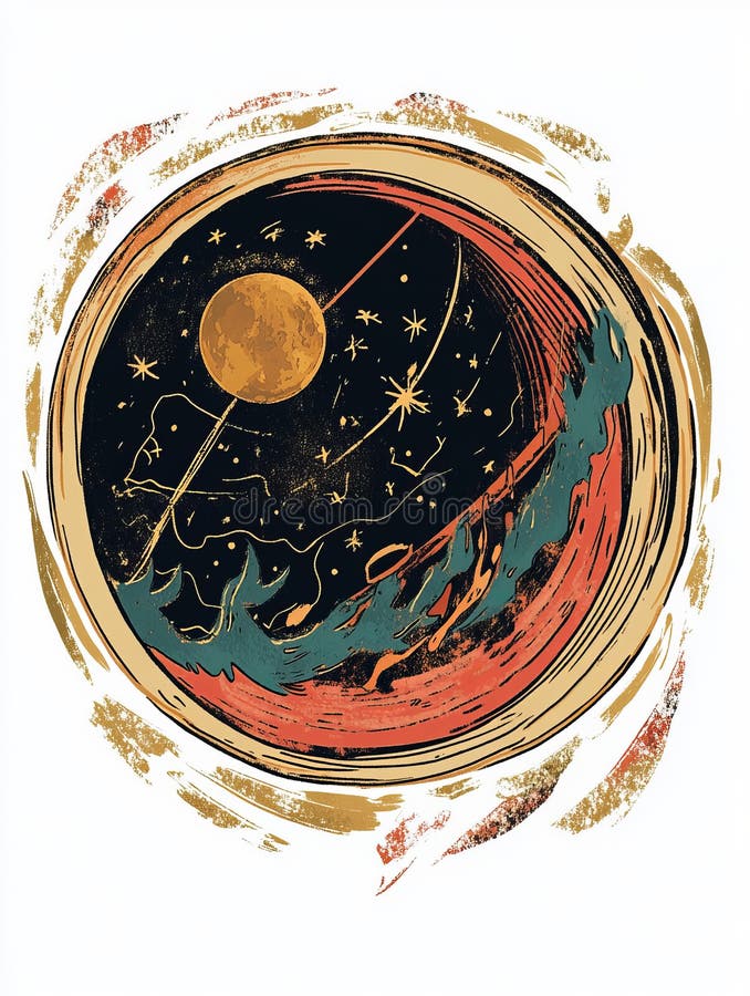 Astrology Day graphics stock illustration. Illustration of astronomy ...