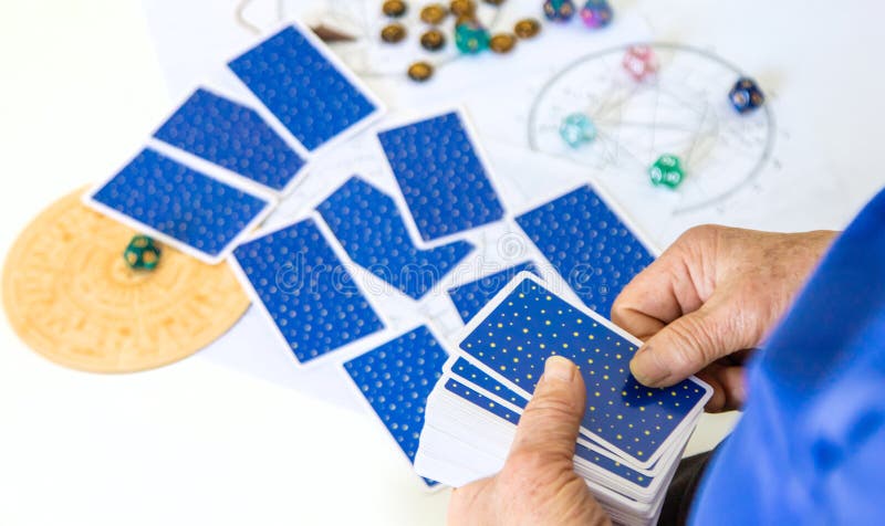 Astrology and Fortune Telling Old Fortune Teller. Selective Focus Stock ...