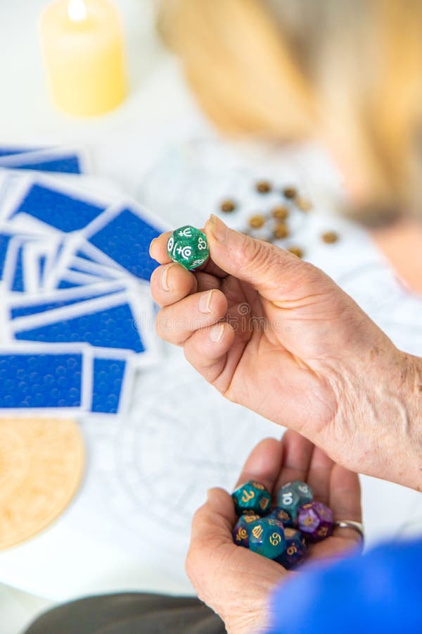 Astrology and Fortune Telling Old Fortune Teller. Selective Focus Stock ...