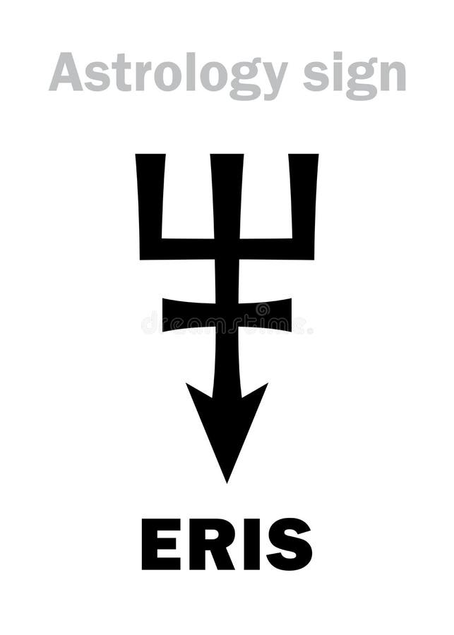 Astrology: planet MAKEMAKE stock vector. Illustration of celestial ...