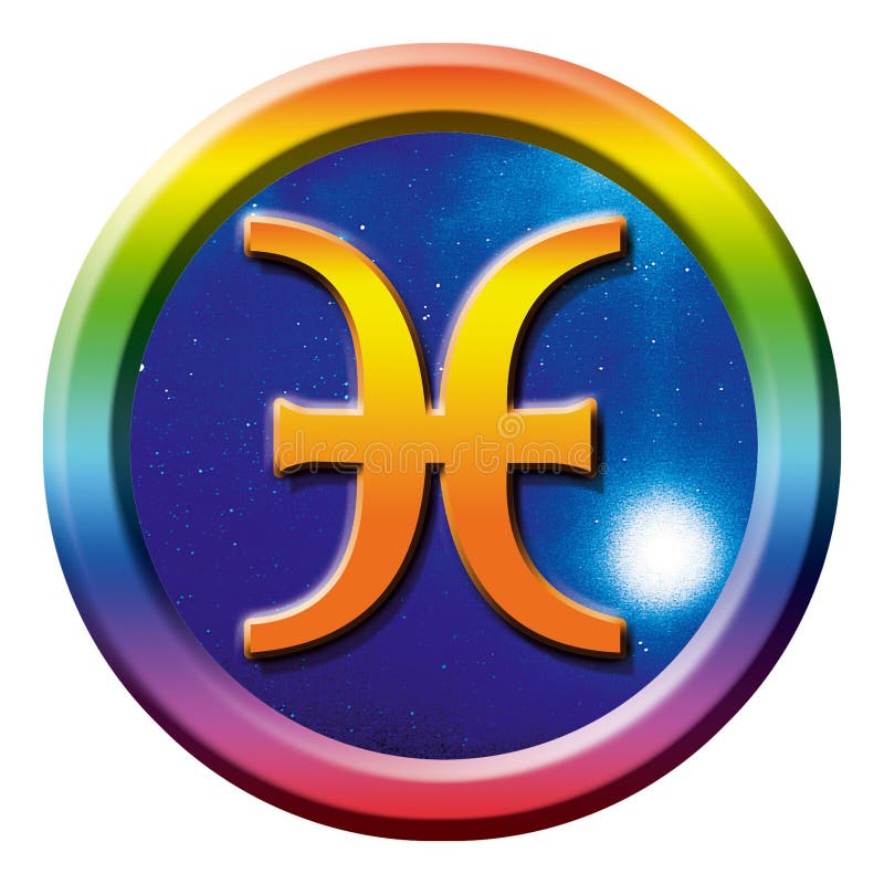 Astrology sign pisces stock illustration. Illustration of astral - 308832