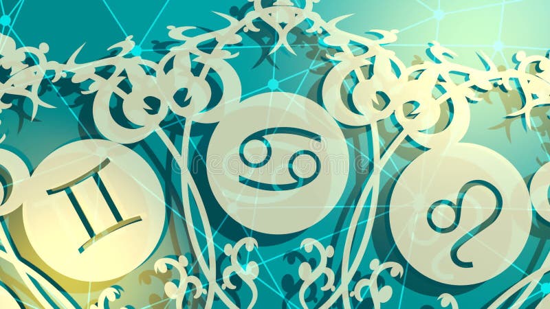 Astrology signs cycle stock footage. Video of astrological - 140091264