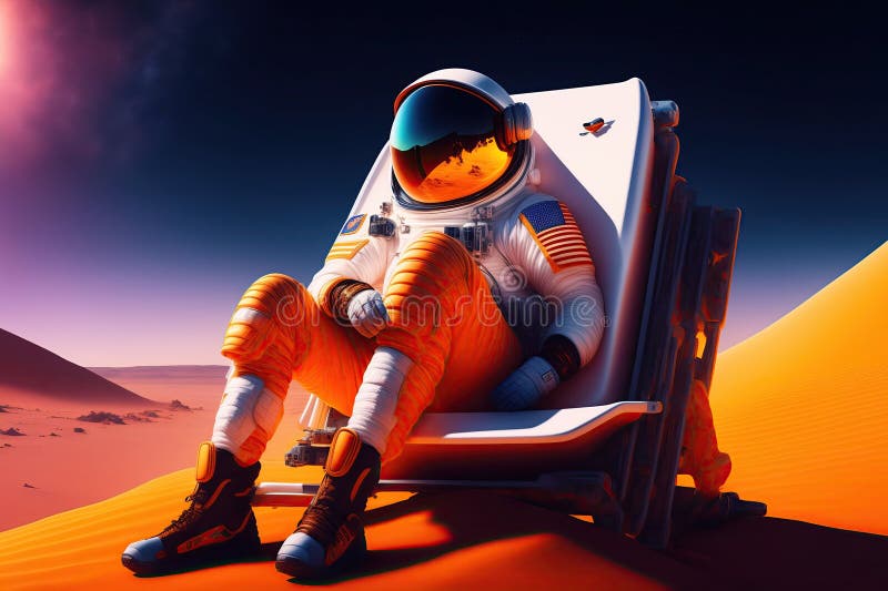 Astronaut Chill Stock Illustrations – 232 Astronaut Chill Stock ...
