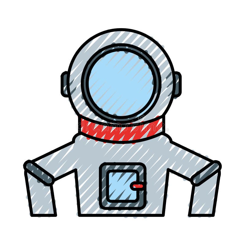 Astronaut Comic Character Icon Stock Vector - Illustration of astronaut ...