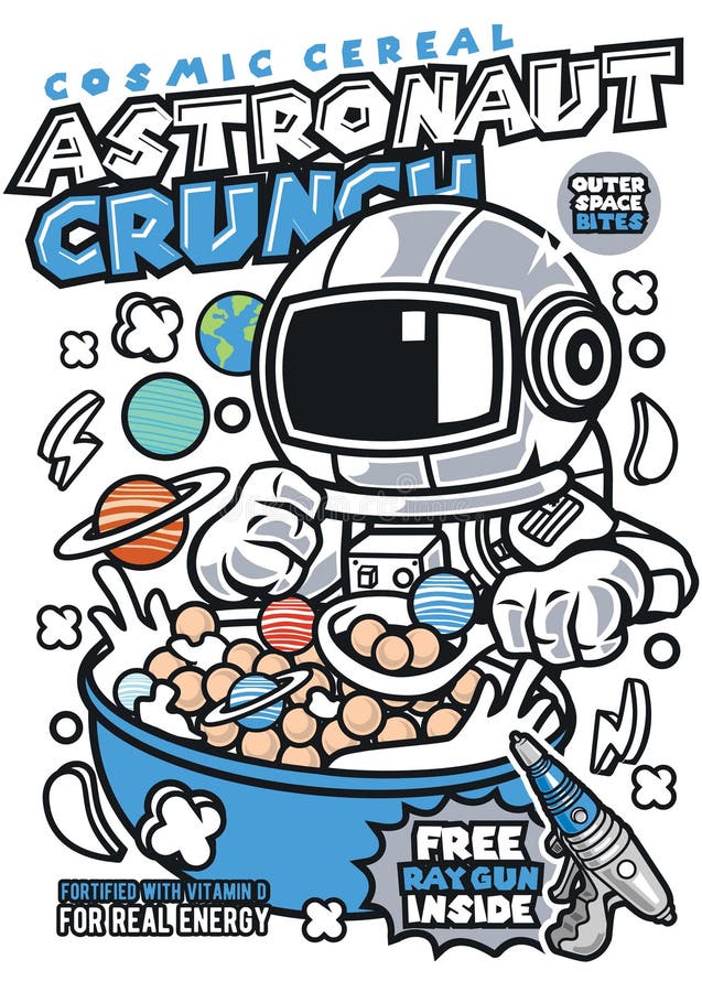 Astronaut Crunch Stock Illustrations – 1 Astronaut Crunch Stock ...