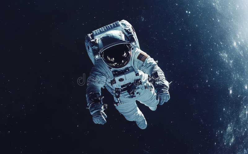 Astronaut and Deep Space Clipart in 3D. 5K Digital Space Imagery ...