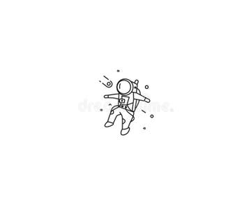 Astronaut Falling Drawing Stock Illustrations – 138 Astronaut Falling ...