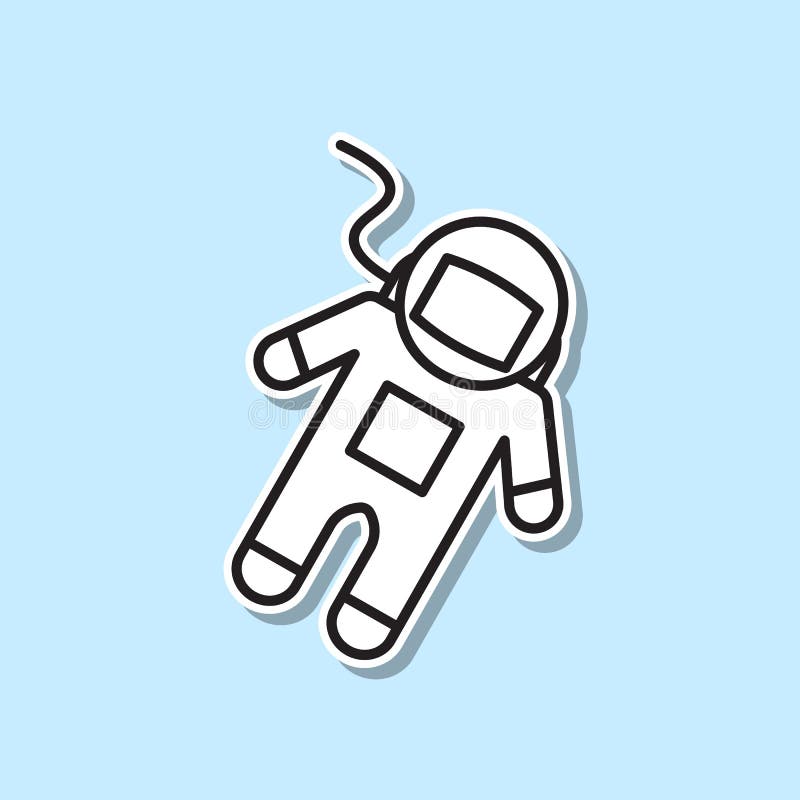 Astronaut Helmet Sticker Icon. Simple Thin Line, Outline of Space Icons ... Astronaut Helmet Sticker Icon. Simple Thin Line, Outline of Space Icons ...