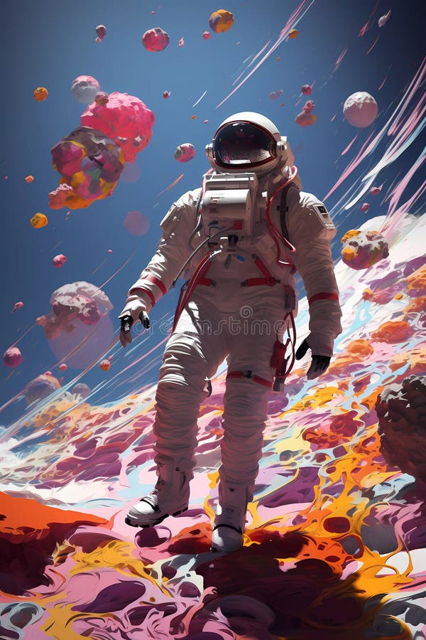 Colourful Spacescape Stock Illustrations – 9 Colourful Spacescape Stock ...