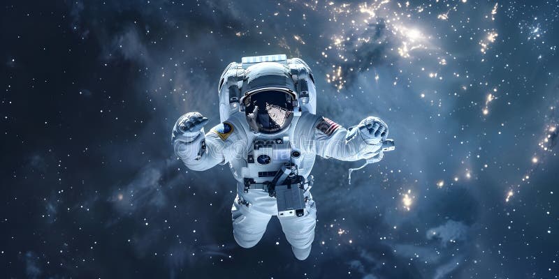 Astronaut Floating in Space: a Daring Exploration Amidst Stars and ...