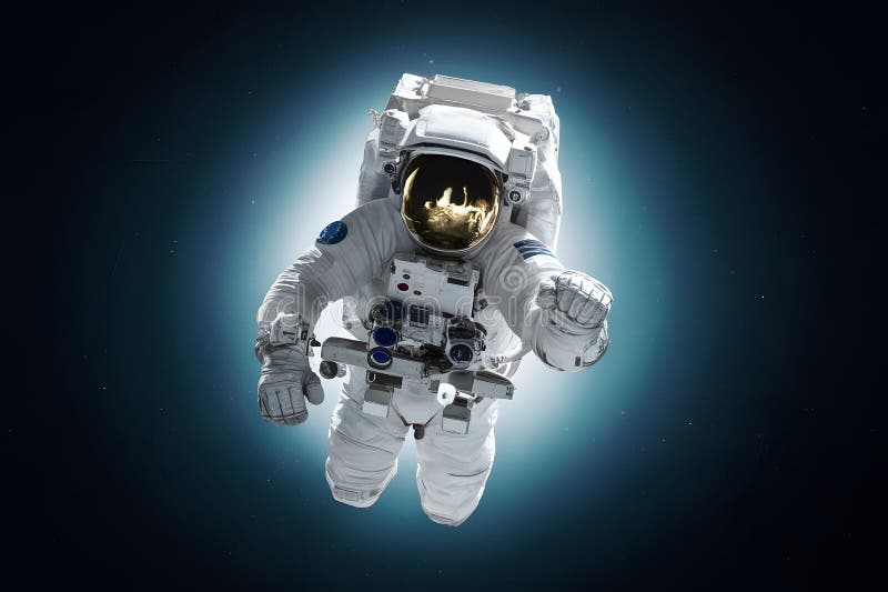 Astronaut Floats in Mesmerizing Void of Space, Embodying Human ...
