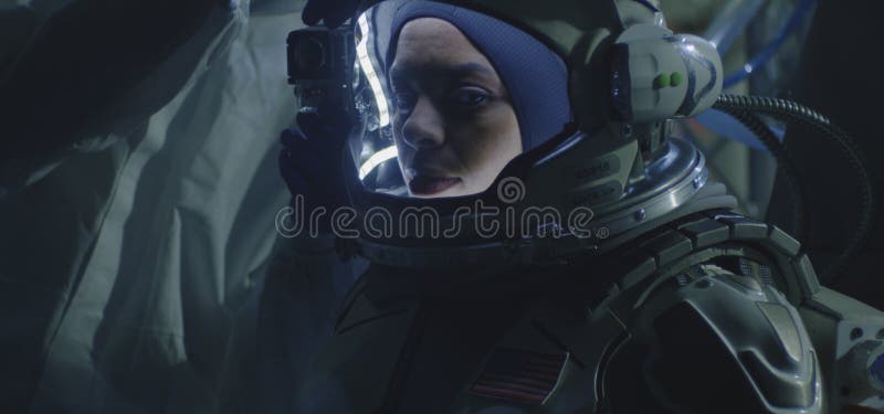 Astronaut Getting Ready for Flight Stock Image - Image of headlamp ...