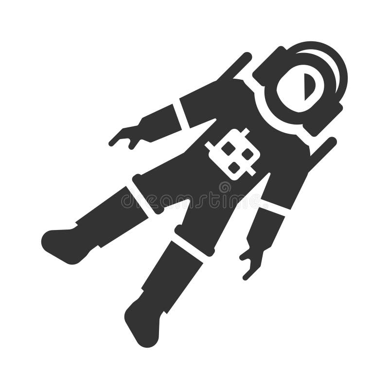 Astronaut icon stock illustration. Illustration of uniform - 291960223