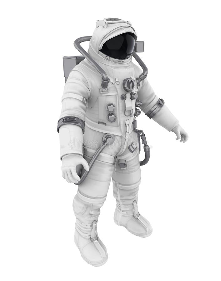 Astronaut Isolated stock illustration. Illustration of spacesuit ...