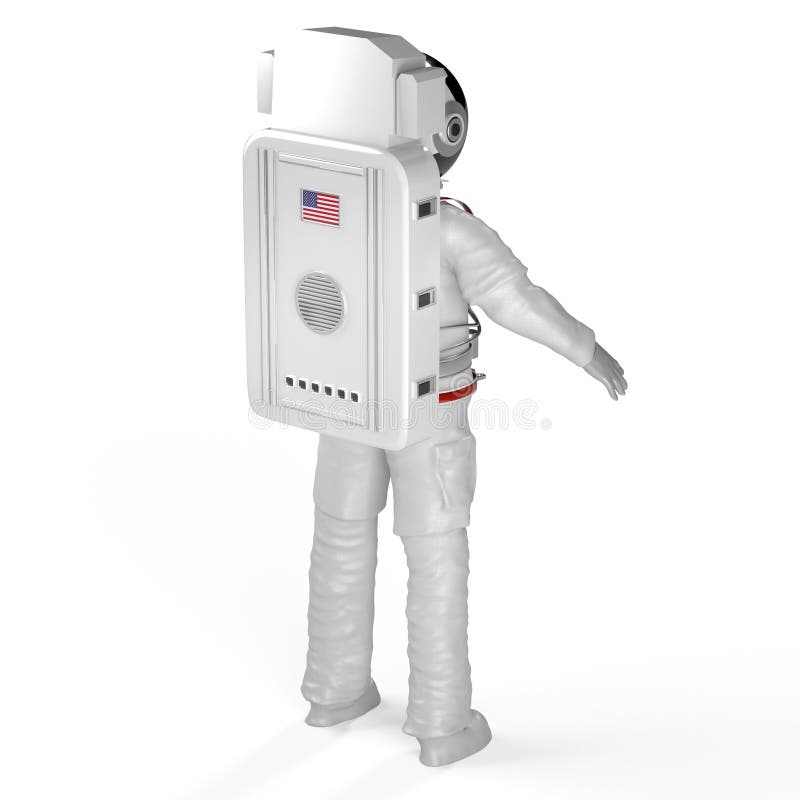 Astronaut Back View Stock Illustrations – 182 Astronaut Back View Stock ...