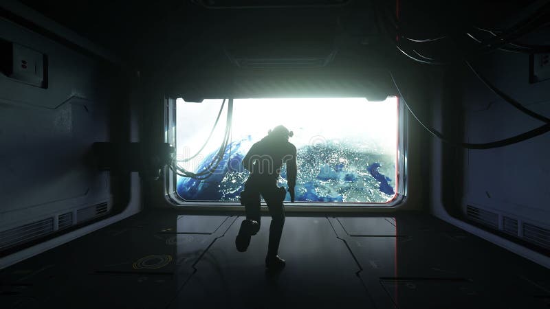 Zero-Gravity Manufacturing in Space Stock Video - Video of technology ...