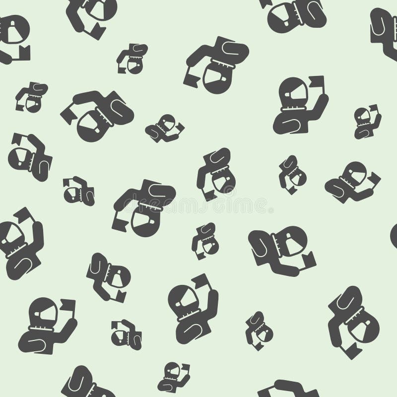 Astronaut Man with Flag Solid Seamless Pattern, Cosmos Theme. Vector ...