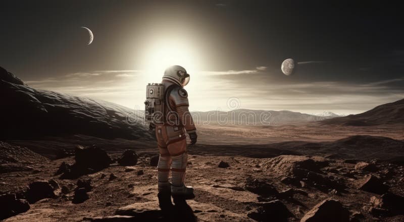 Artificial Intelligence Stands Surface Mars Stock Photos - Free ...
