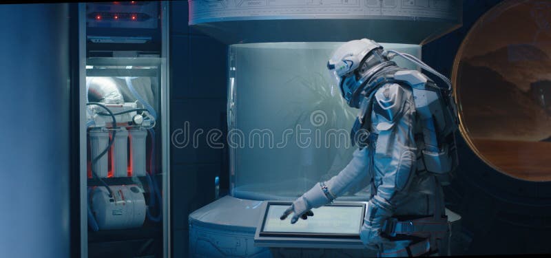 Plant Incubators on a Mars Base Stock Photo - Image of modern, martian ...