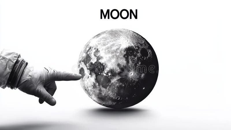The Astronaut Points To the Moon, Symbolizing Human Longing and ...