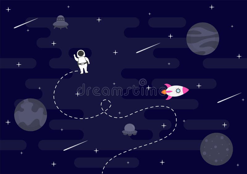 Space movement stock illustration. Illustration of blocks - 16763359