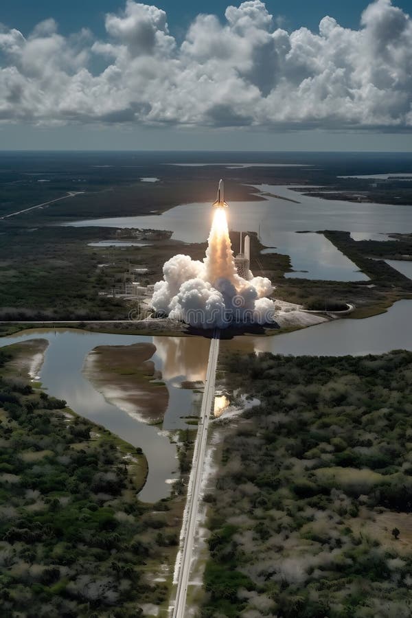 Astronaut rocket ship stock illustration. Illustration of vehicle ...