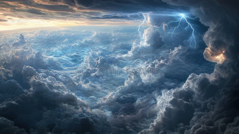 Astronaut S View of Intense Thunderstorms Over Earth, Dramatic ...