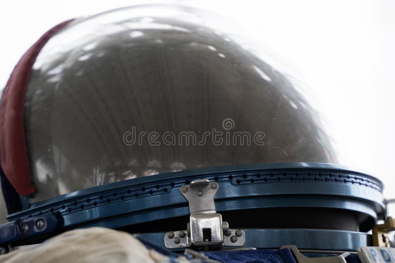 Astronaut Space Helmet Close Up Stock Photo - Image of future, white ...