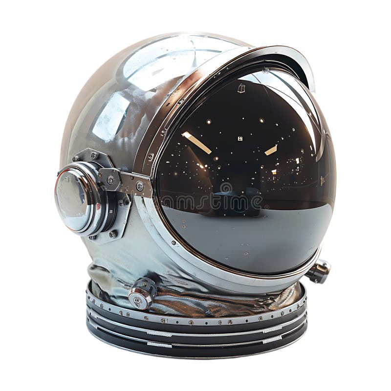 Astronaut Space Helmet on Transparent Background - Ai Generated Stock ...