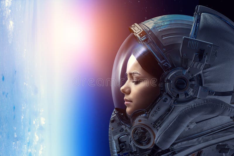 Exploring Outer Space. Mixed Media Stock Image - Image of exploration ...