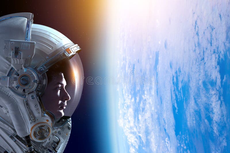 Exploring Outer Space. Mixed Media Stock Photo - Image of gravity ...
