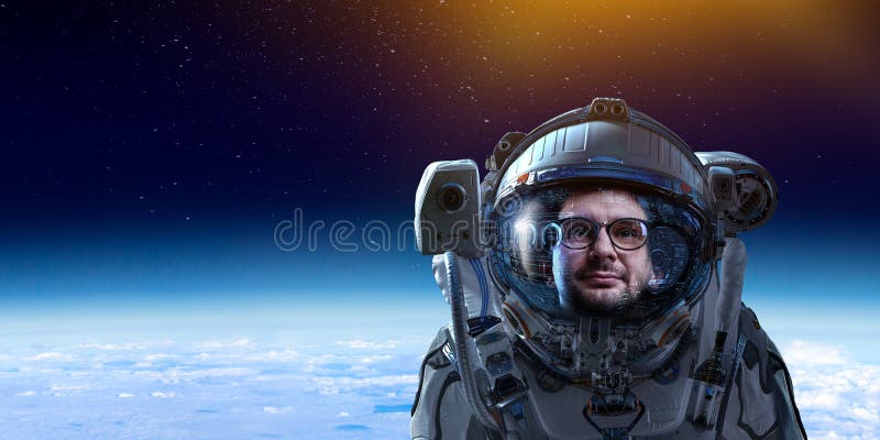 Exploring Outer Space. Mixed Media Stock Photo - Image of atmosphere ...