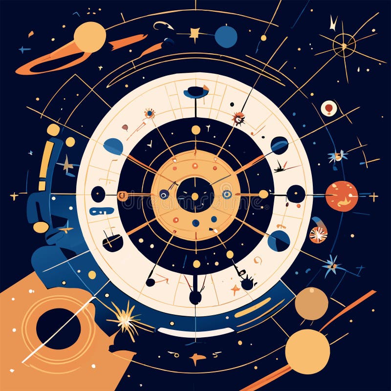 Planets in Outer Space. Vector Illustration in Cartoon Style. Space Exploration Stock Vector ...
