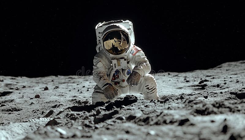 Astronaut in Space Suit Exploring Dark Galaxy Night Generated by AI ... Astronaut in Space Suit Exploring Dark Galaxy Night Generated by AI ...