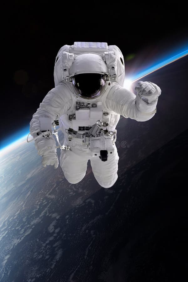 Astronaut in space stock photo. Image of copy, spacewalk - 19329476