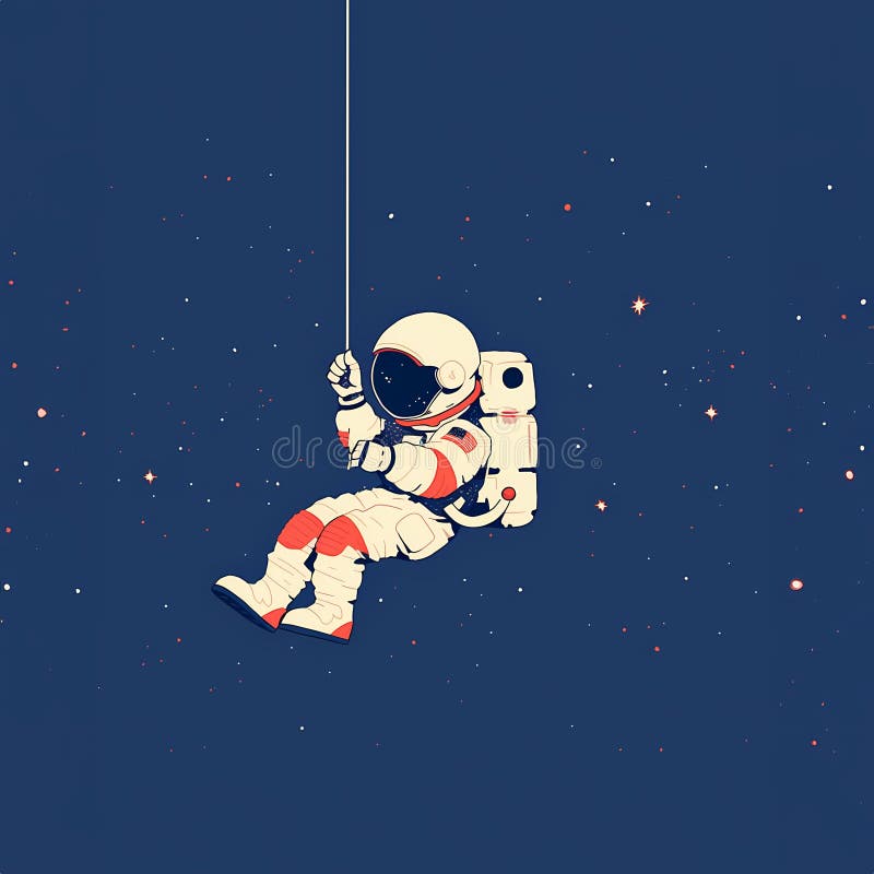 An Astronaut in the Style of Surreal Comic Scene - an Astronaut in ...