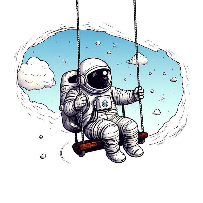Astronaut Swing Stock Illustrations – 108 Astronaut Swing Stock ...