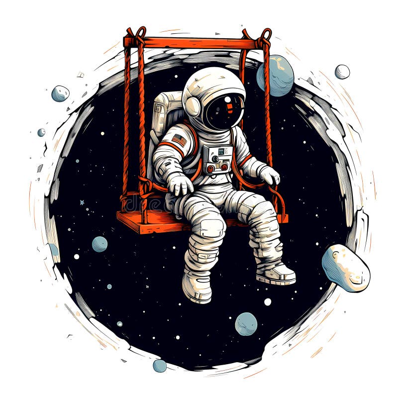 Astronaut Swing Stock Illustrations – 108 Astronaut Swing Stock ...
