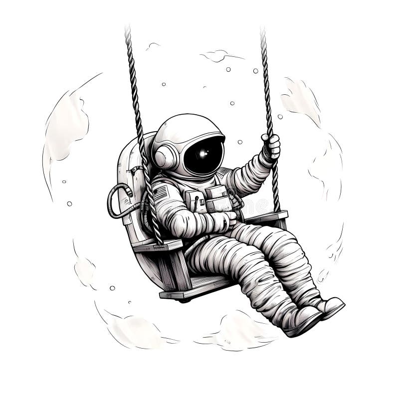 Astronaut Swing Stock Illustrations – 108 Astronaut Swing Stock ...