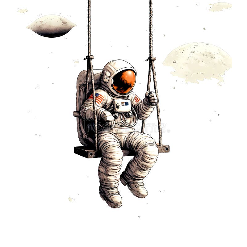 Astronaut Swing Stock Illustrations – 108 Astronaut Swing Stock ...