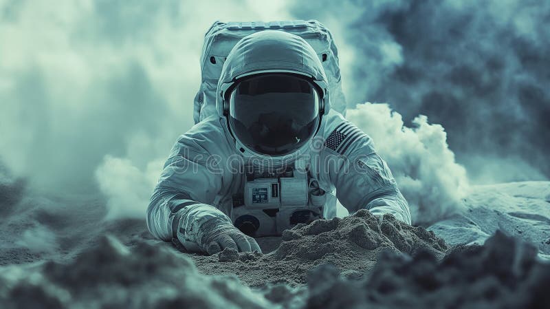 An Astronaut Trains in a Lunar-like Setting for Future Space Tourism ...