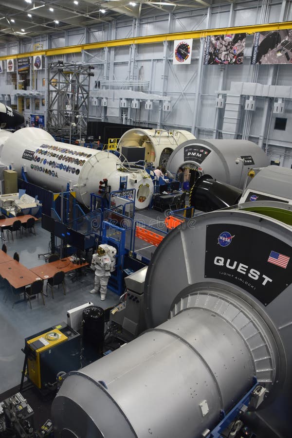 Astronauta Training Facility No Centro Espacial Houston Em Texas Foto ...