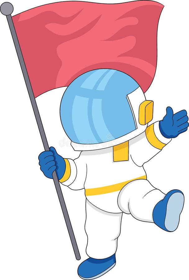 Astronauts are Exploring the Galaxy and Carrying Flags To Target ...