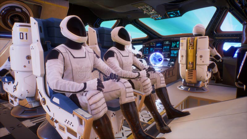 Astronauts Fly Their Ship through a Wormhole in Deep Space at ...