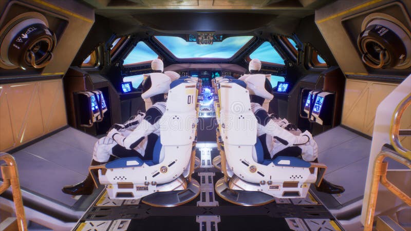 Astronauts Fly Their Ship through a Wormhole in Deep Space at ...