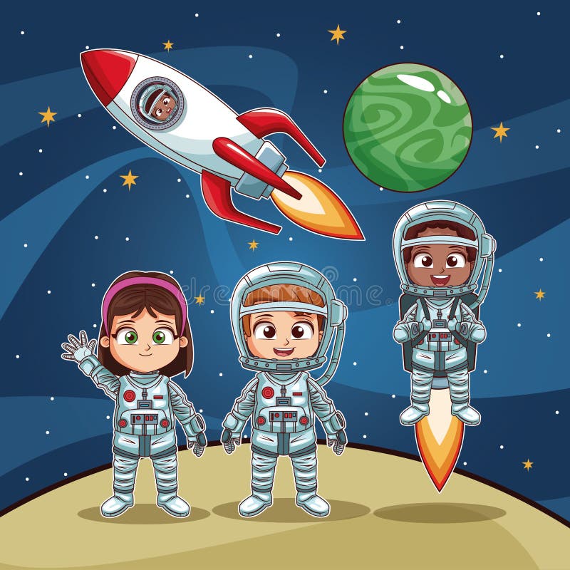 Astronauts Play Stock Illustrations – 181 Astronauts Play Stock ...
