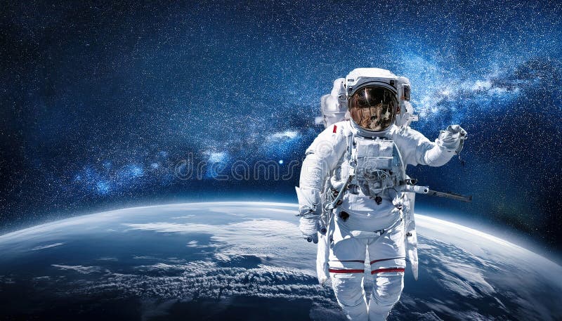 Astronauts Navigating the Vastness of Space while Stranded Far from ...